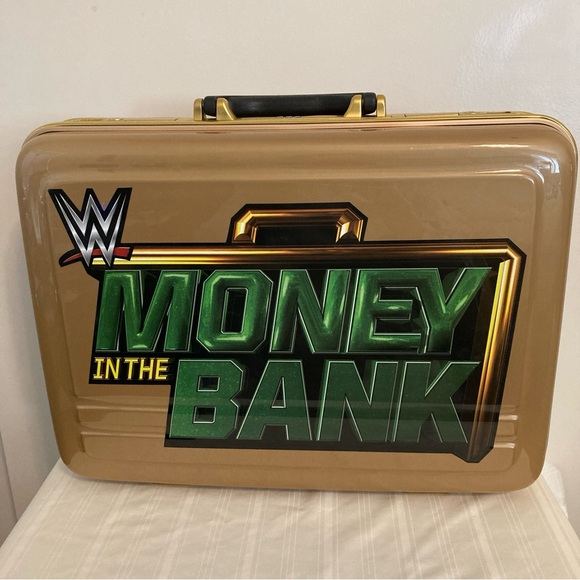 WWE | Other | Wwe Money In The Bank Commemorative Briefcase Gold | Poshmark